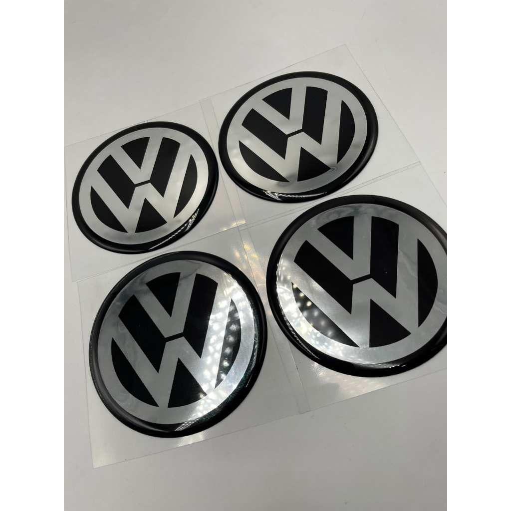 Adesivos Emblema Roda Resinado Volkswagen 90mm | Shopee Brasil