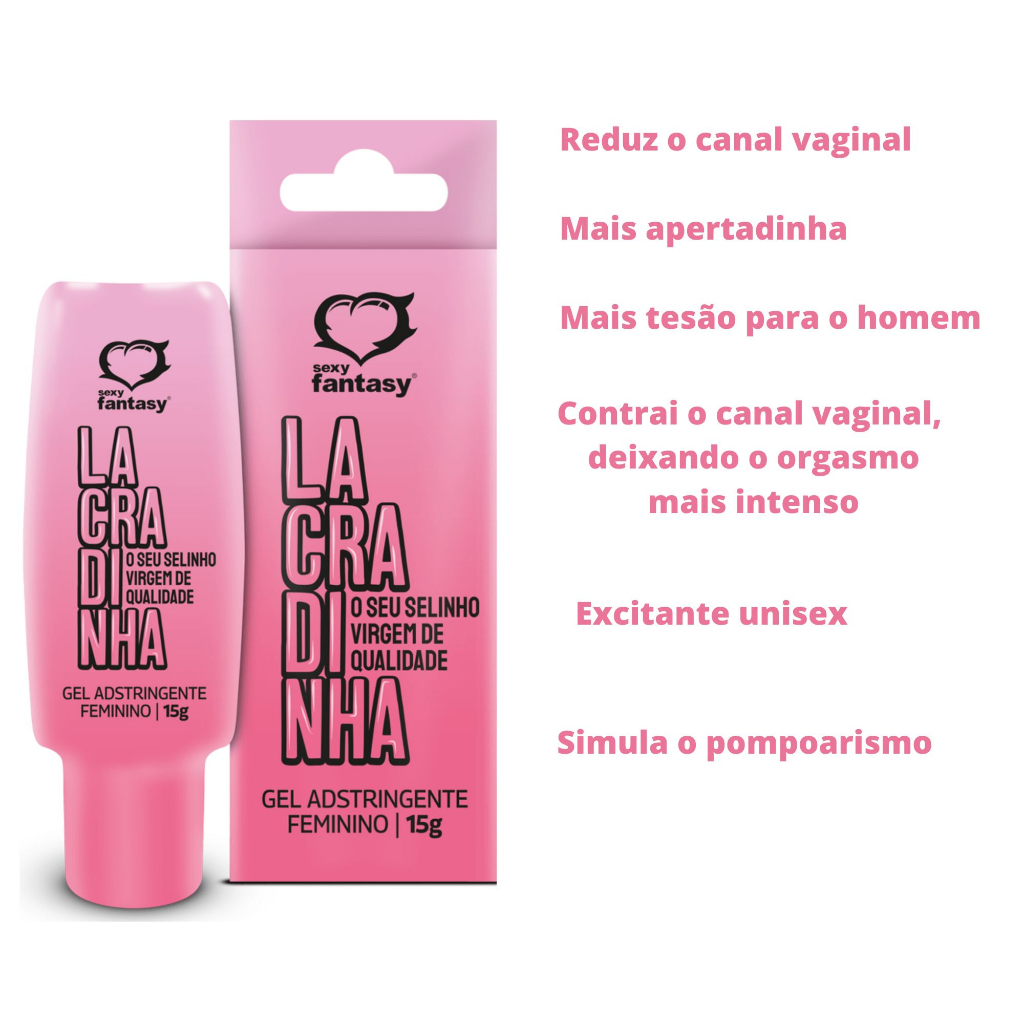 Gel Adstrigente Lacradinha 15g Sexy Fantasy | Shopee Brasil