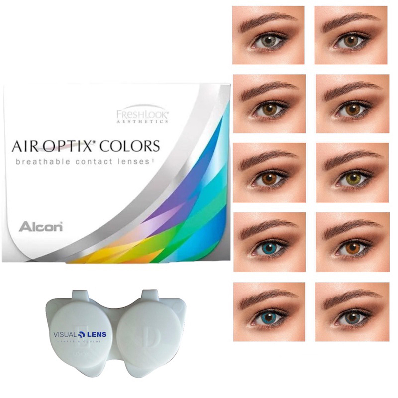 Lentes de Contato Colorida Air Optix Colors Sem Grau | Shopee Brasil