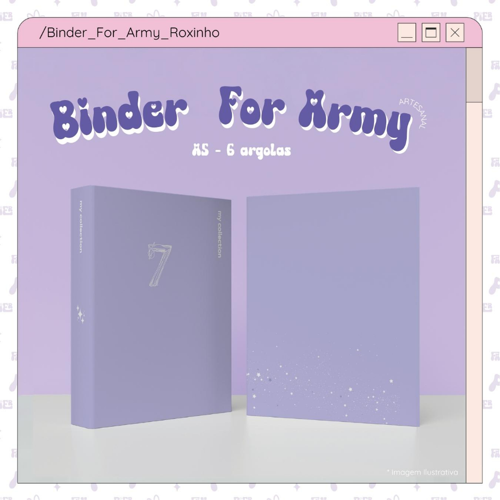 Binder [For Army - Roxinho] | Shopee Brasil