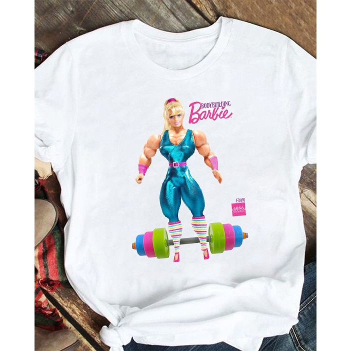 Camiseta Barbie Maromba Fitness Academia Bodybuilder | Shopee Brasil