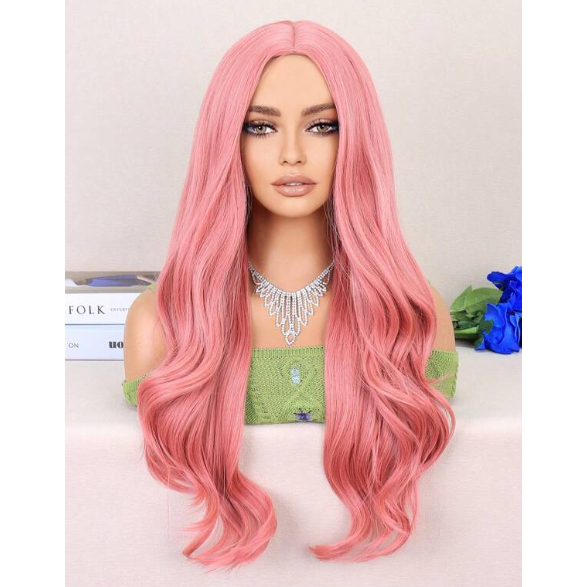 Peruca Orgânica Ondulada Sem Franja Estilo Barbie Lindíssima | Shopee ...