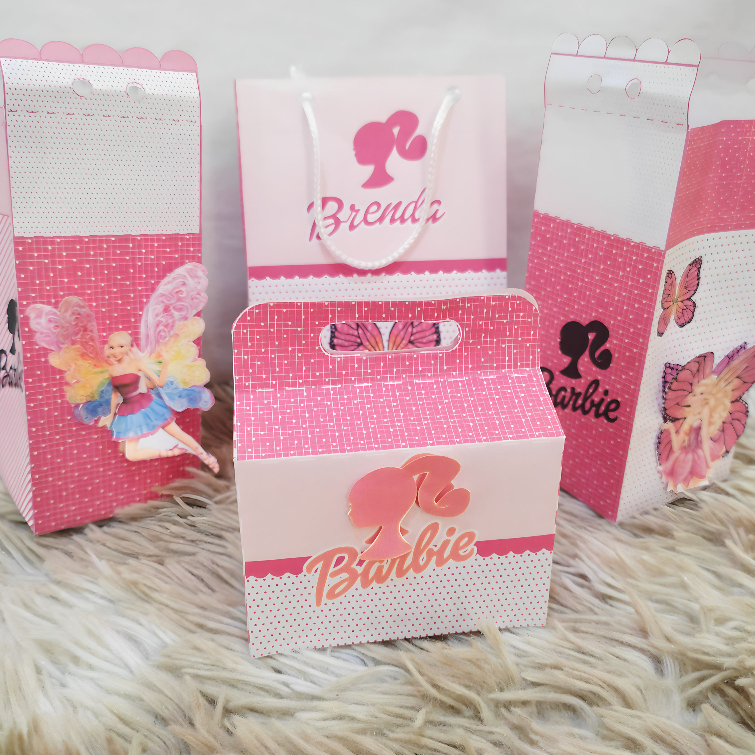 Kit 30 Lembrancinhas pegue e monte - Barbie | Shopee Brasil