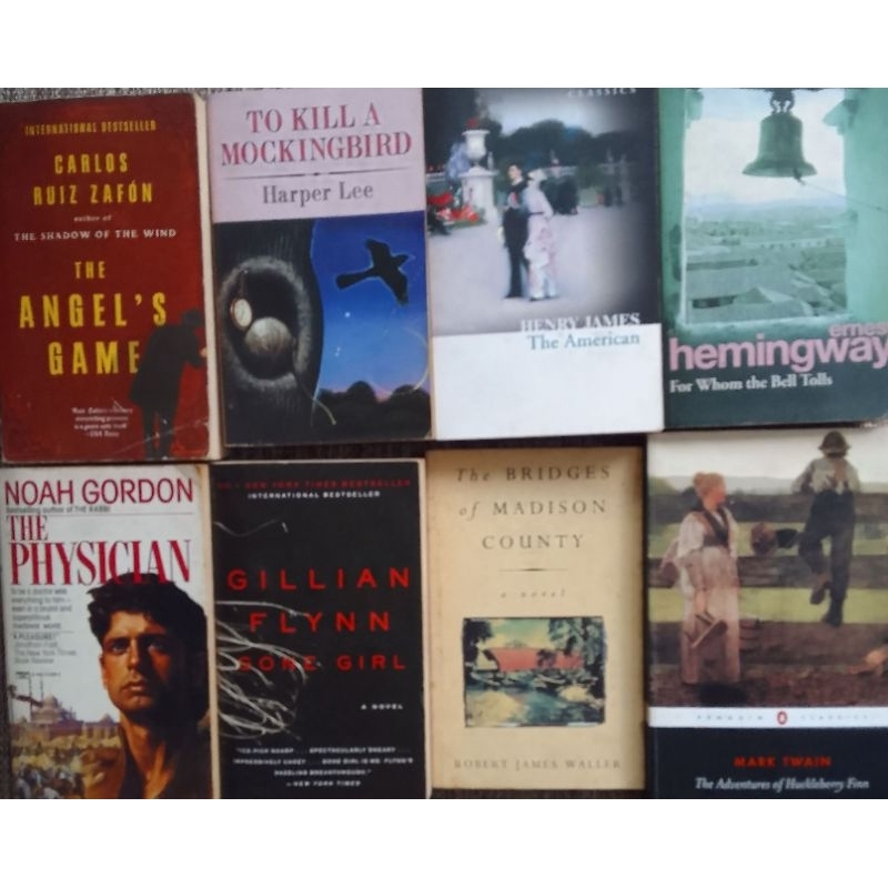 Clássicos em inglês-Hemingway/Mark Twain/Ken Follett | Shopee Brasil