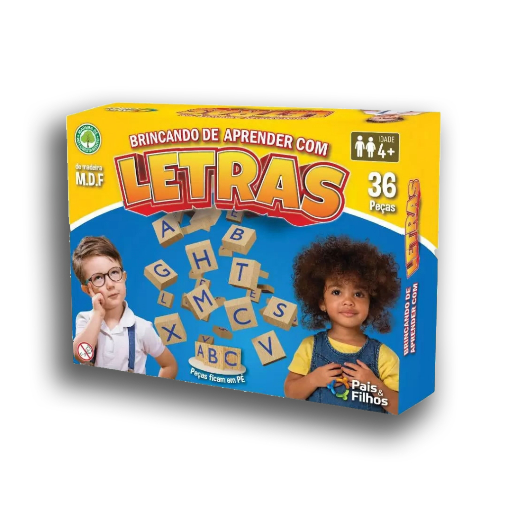 Brincando De Aprender Com Letras | Shopee Brasil