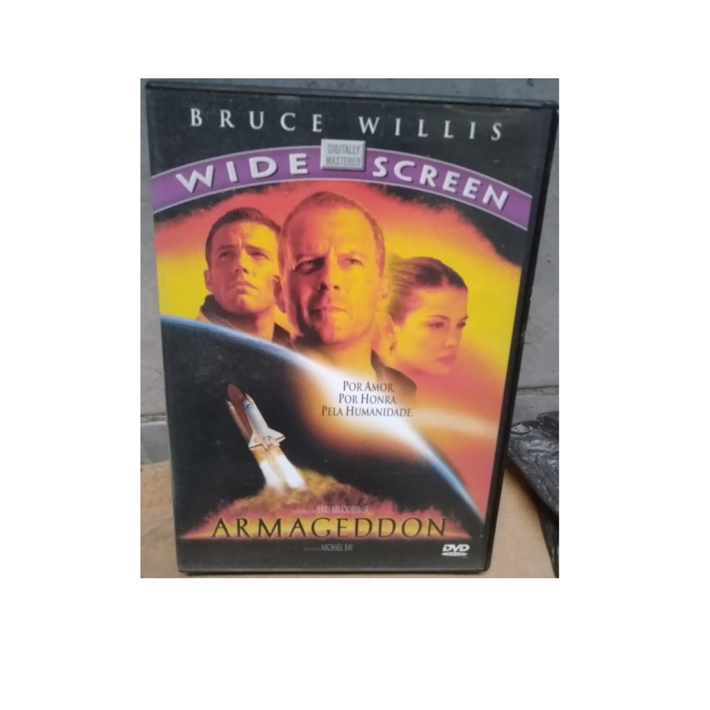 DVD - ARMAGEDDON - ORIGINAL CONSERVADO - BRUCE WILLIS | Shopee Brasil