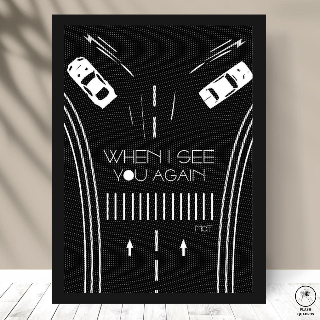 QUADRO PLACA VELOZES E FURIOSOS TORETTO BRIAN SKYLINE R34 C/ MOLDURA E ...
