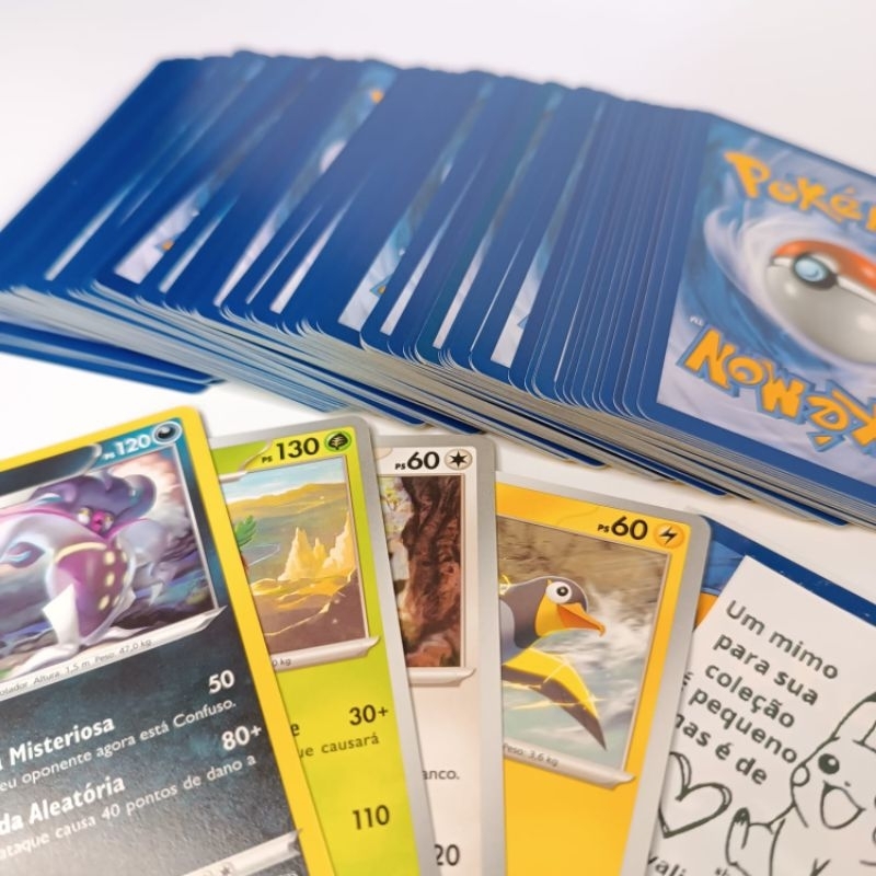 Coleção de Cartas Pokémon: 100 cartas Originais! Escolha entre os ...