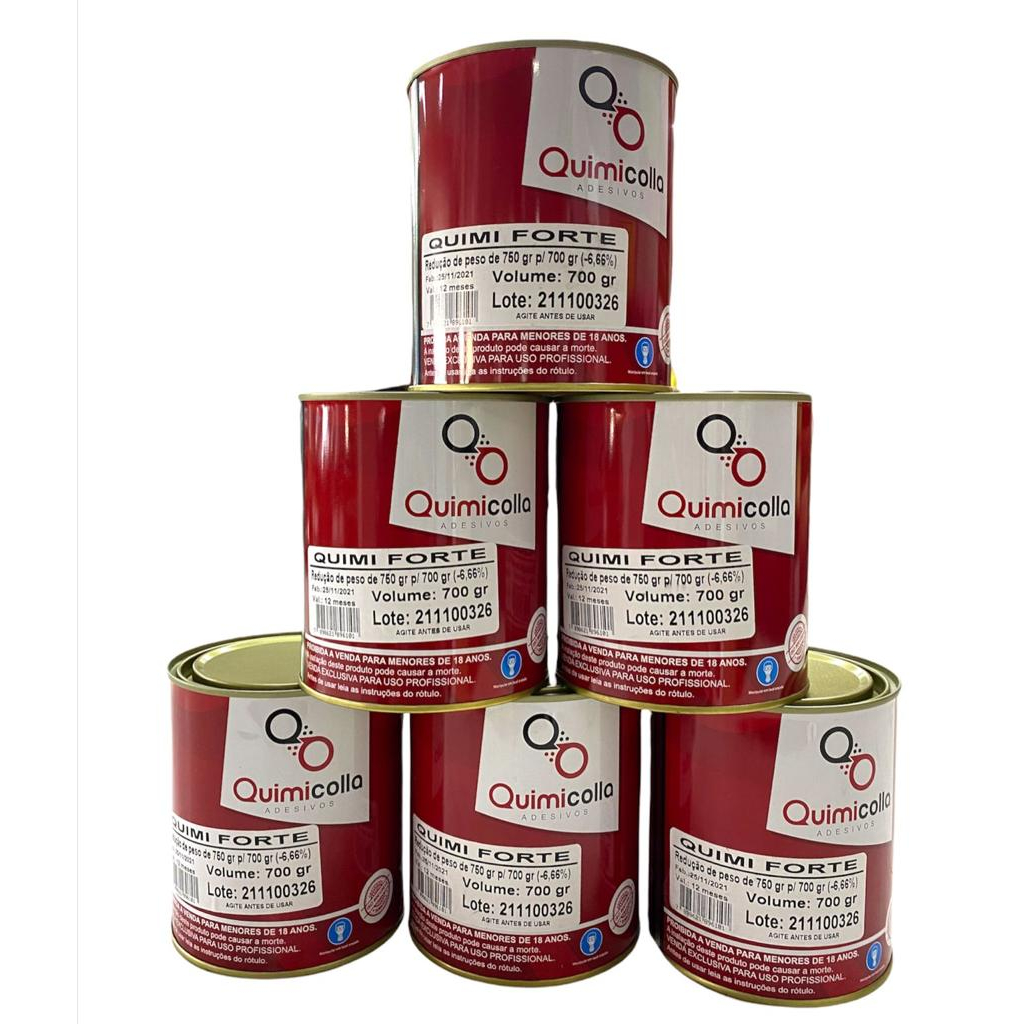 Cola De Contato (sapateiro) Amarela Extra Forte Lata 700g Multiuso ...