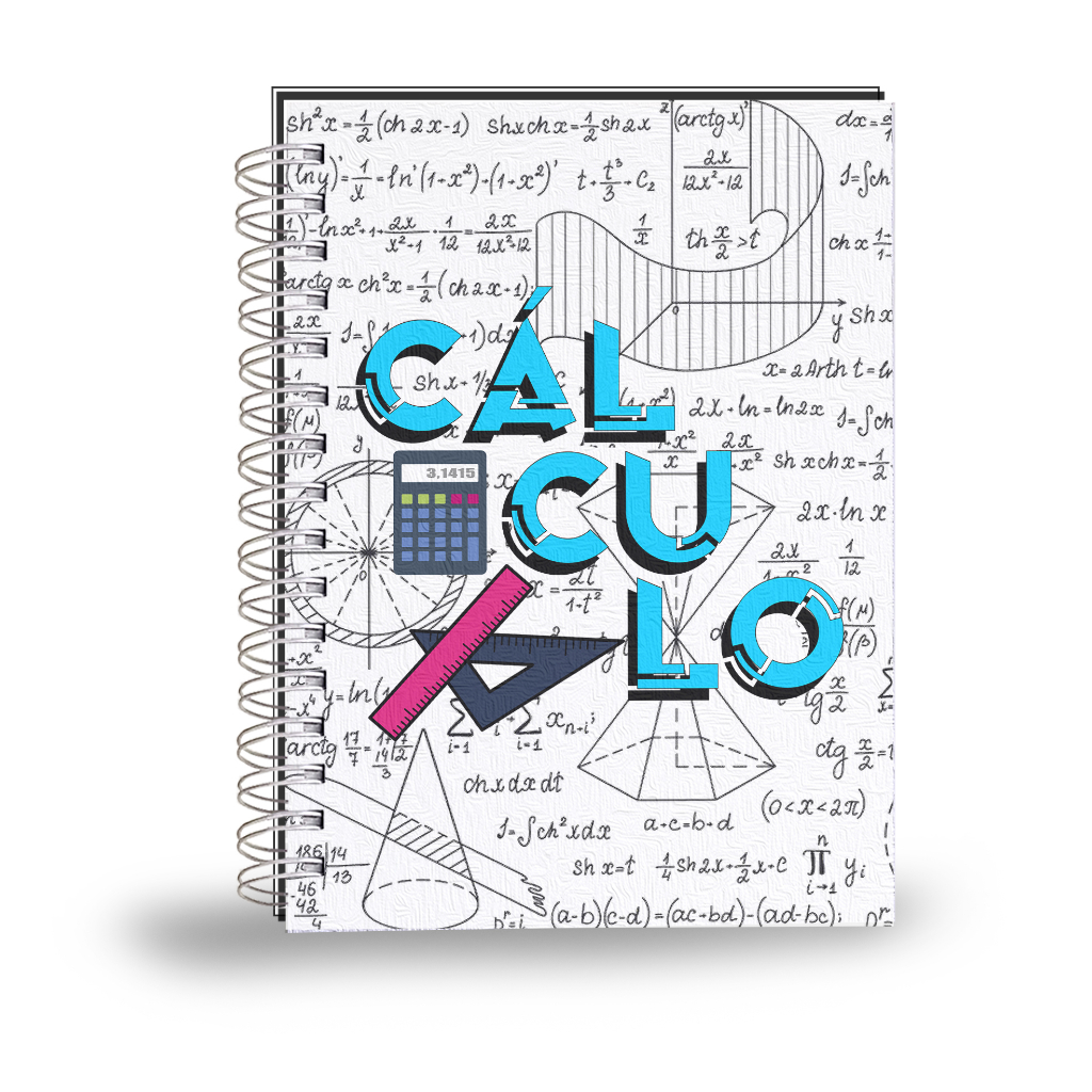 caderno cálculo 1 agenda anotação matemática faculdade escola Morgana ...