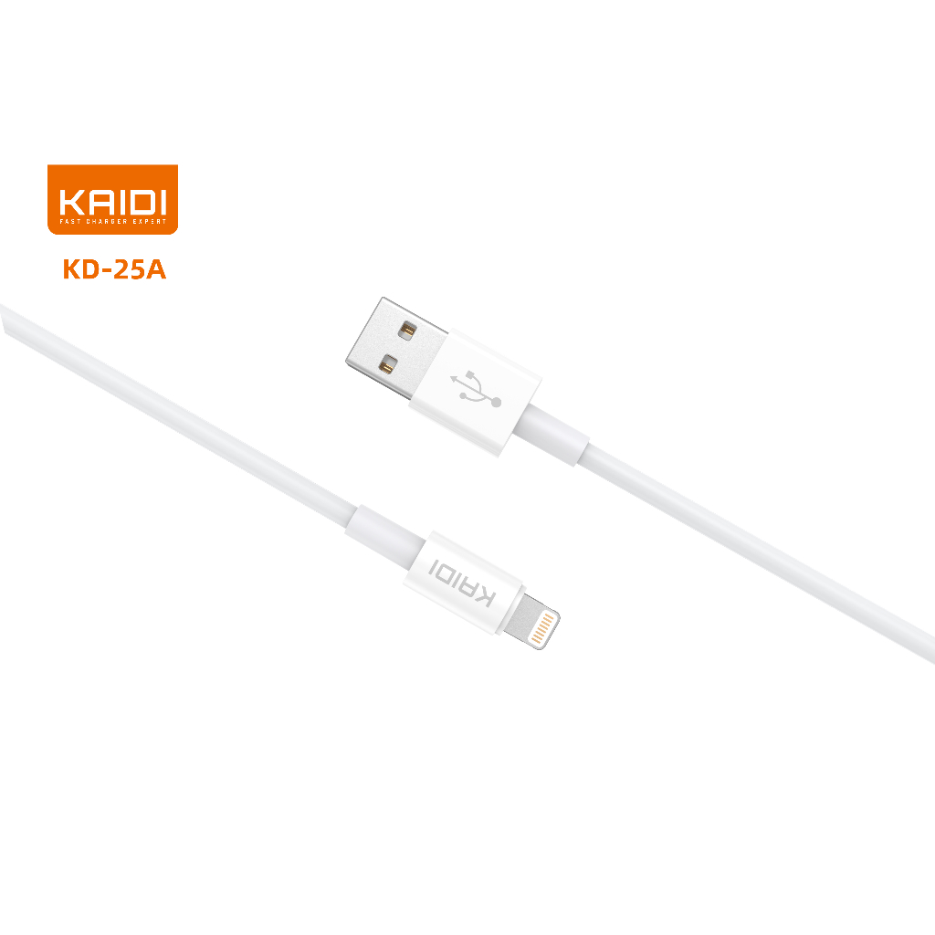Cabo de Dados e Carregamento Turbo Resistente KAIDI KD-25 1m | Shopee ...