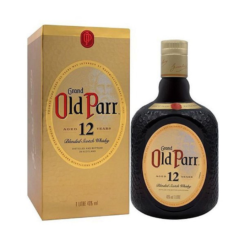 Whisky Old Parr 12 Anos 1L original | Shopee Brasil