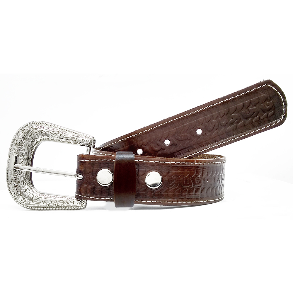 Cinto Country Couro Legitimo + Fivela Tradicional Cowboy | Shopee Brasil
