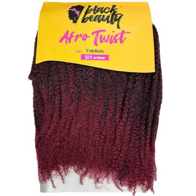 Cabelo Marley Afro Twist Braind 300 Gramas - Black Beauty | Shopee Brasil