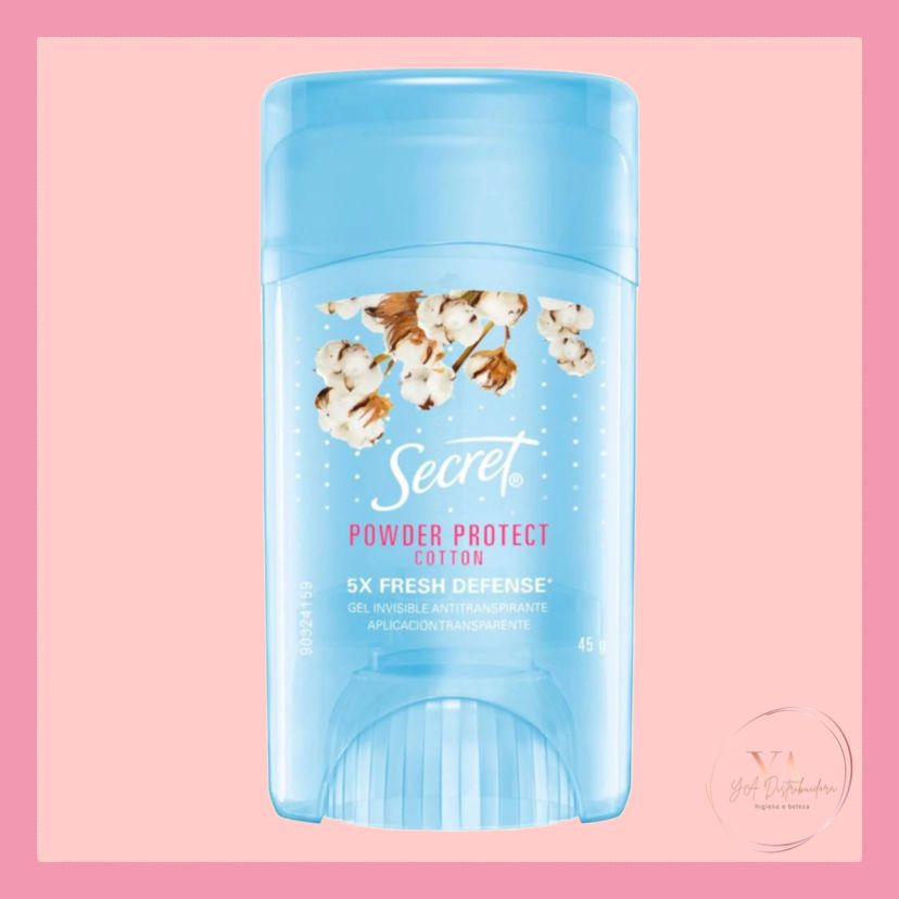 Desodorante Gel Secret Powder Protect Cotton 45g | Shopee Brasil