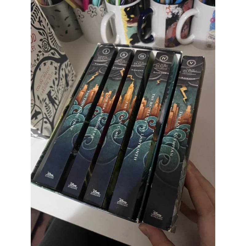 BOX percy jackson em INGLÊS | Shopee Brasil