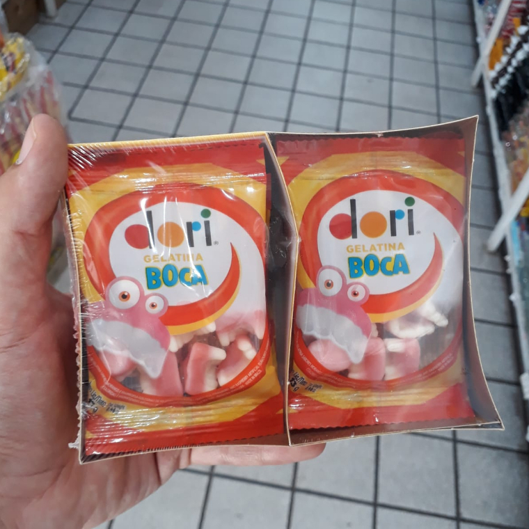 MINI FINI DORI FORMATO DE BOCA COM 12 UNIDADES | Shopee Brasil