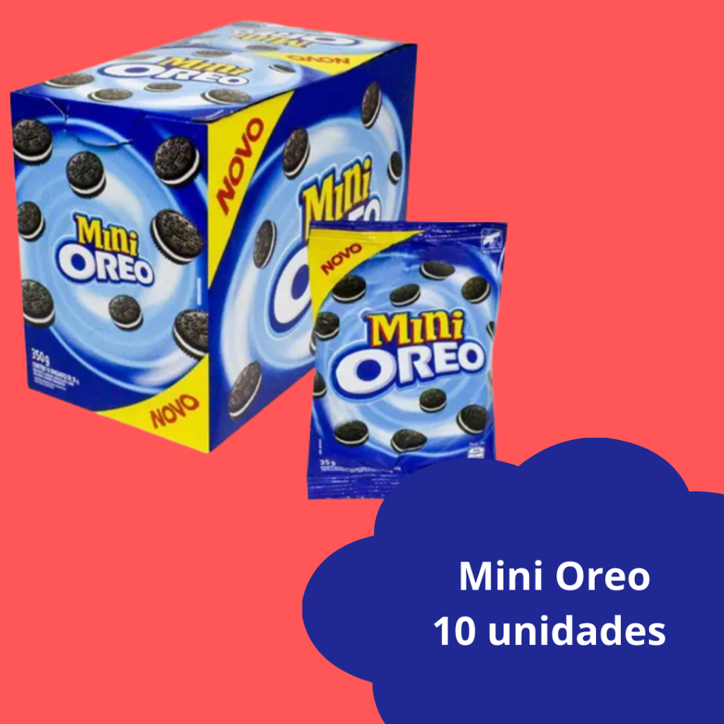 Biscoito Recheado Mini Oreo 35g Embalagem com 10 Unidades | Shopee Brasil