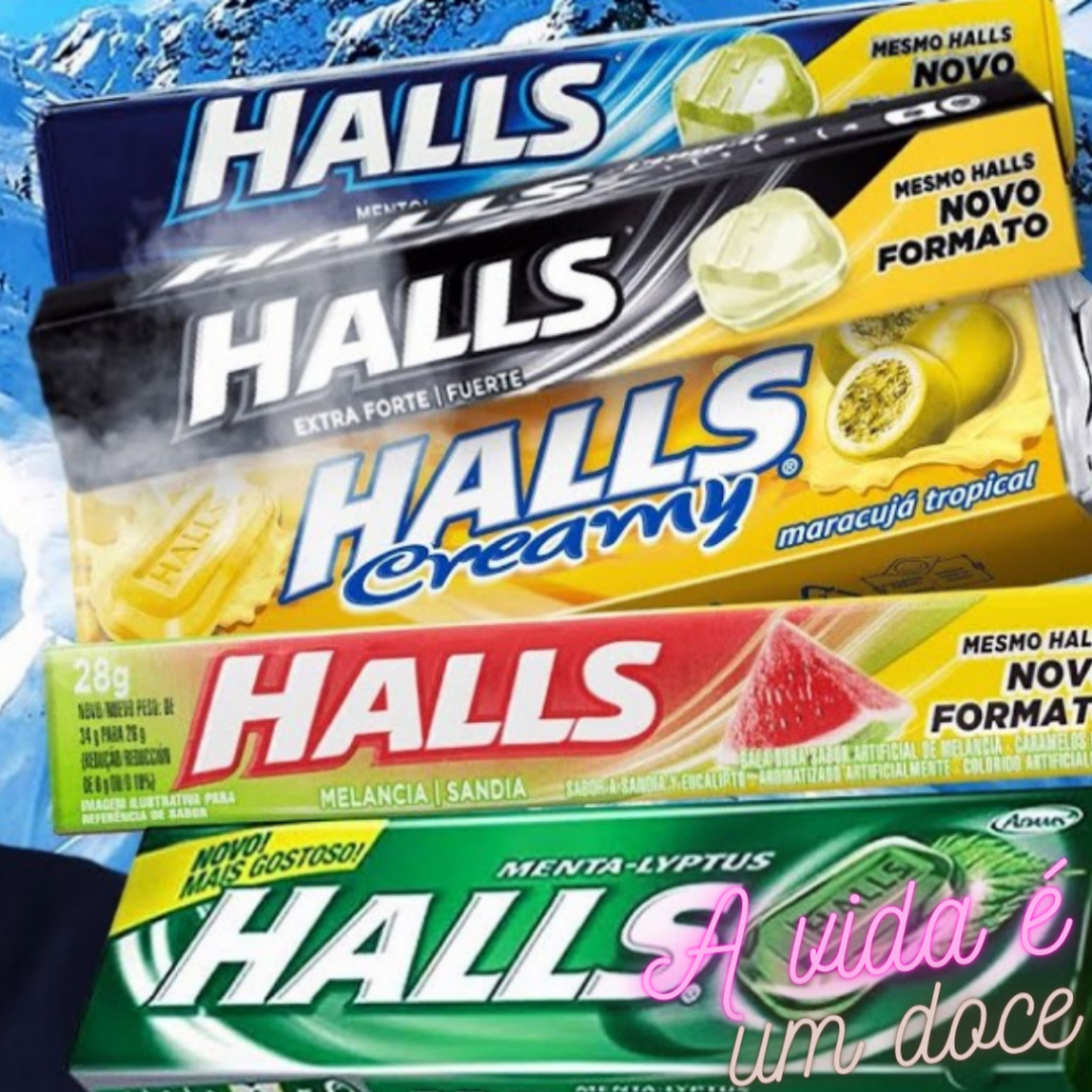 Halls Sabores Embalagem de 28g | Shopee Brasil