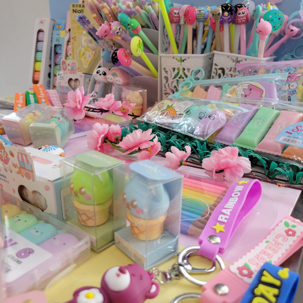 Kit Papelaria Fofa Cute Collors Os produtos de papelaria mais lindos ...