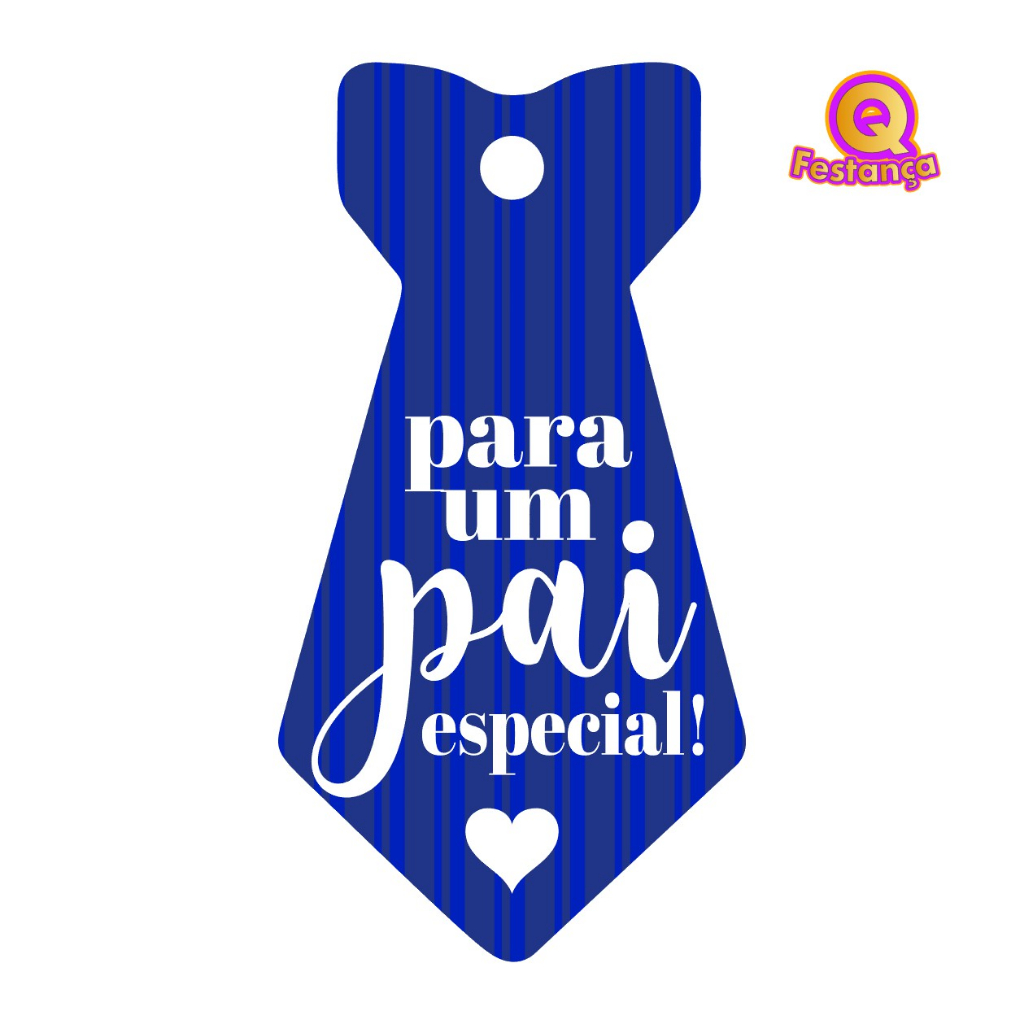 50 Tags Gravata para Presente Especial Dia dos Pais | Shopee Brasil