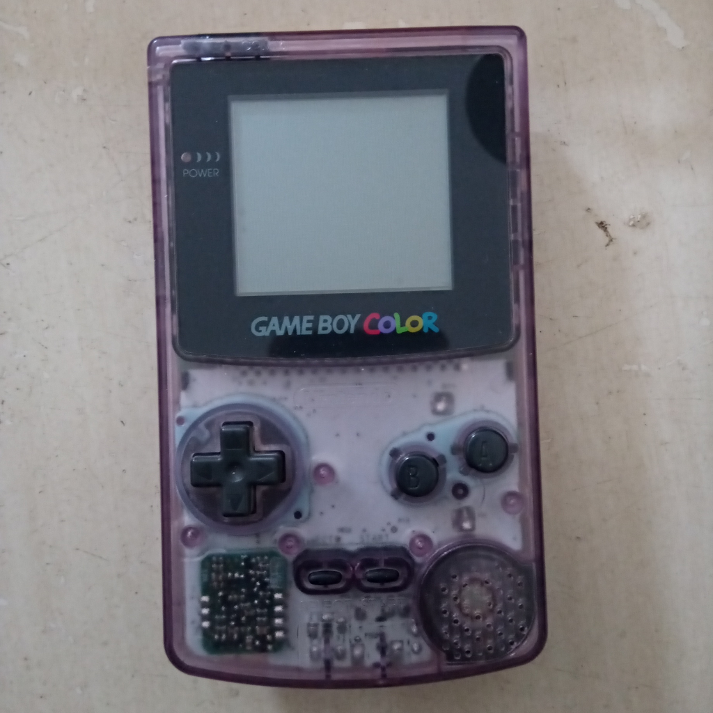 Game Boy Color Atomic Purple Nintendo Gbc | Shopee Brasil