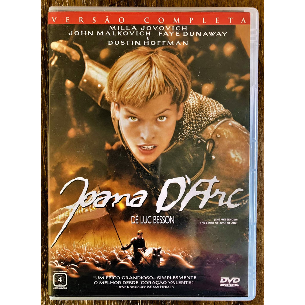 DVD - JOANA D'ARC DE LUC BESSON | Shopee Brasil