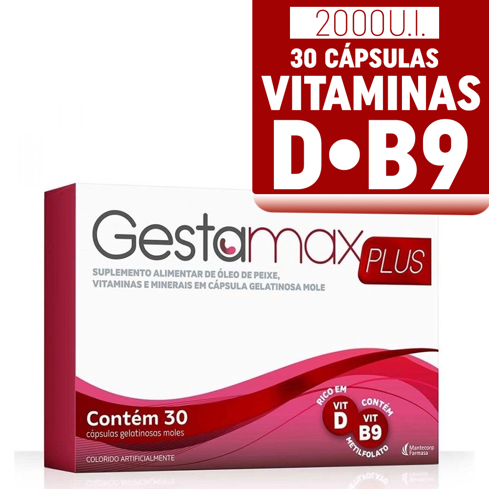 Suplemento Alimentar Gestamax Plus - 30 Cápsulas Gelatinosa Matecorp ...