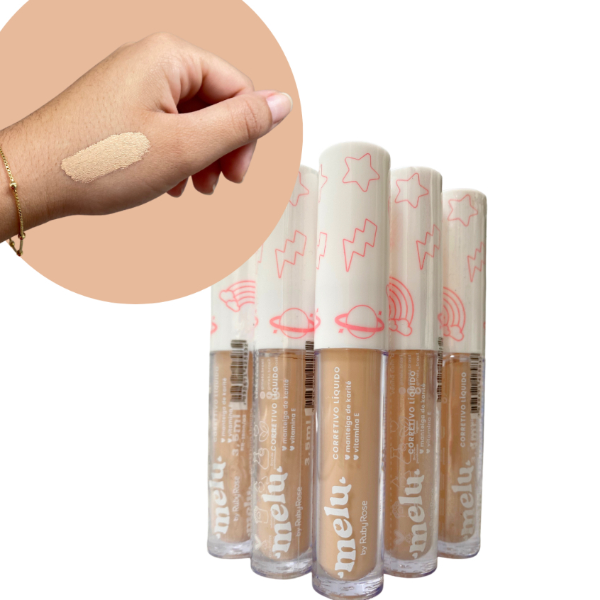 Corretivo Liquido Melu by Ruby Rose C02/ 3,5ml | Shopee Brasil