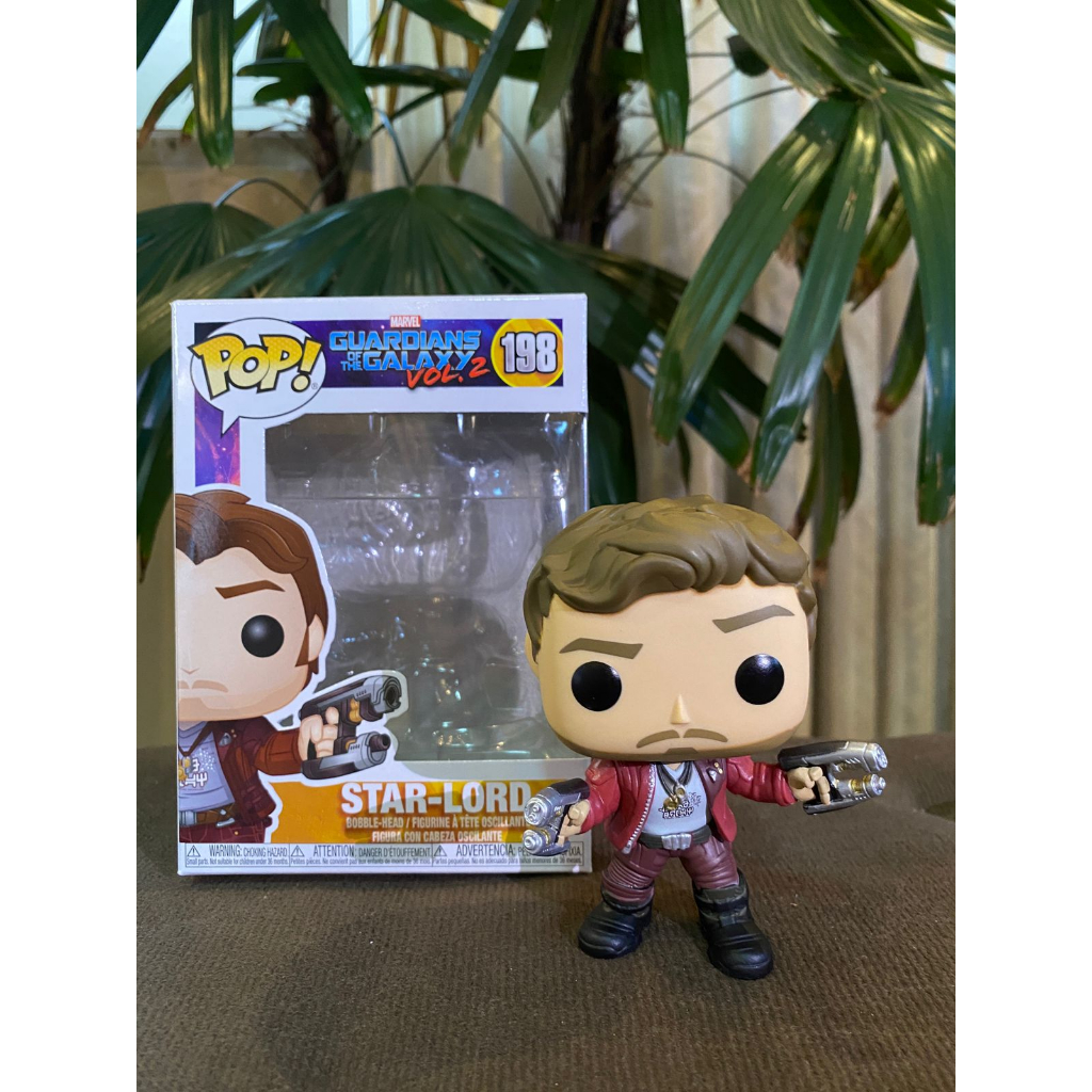 Funko Pop! Star Lord - #198 - Guardiões Da Galáxia Vol 2 | Shopee Brasil