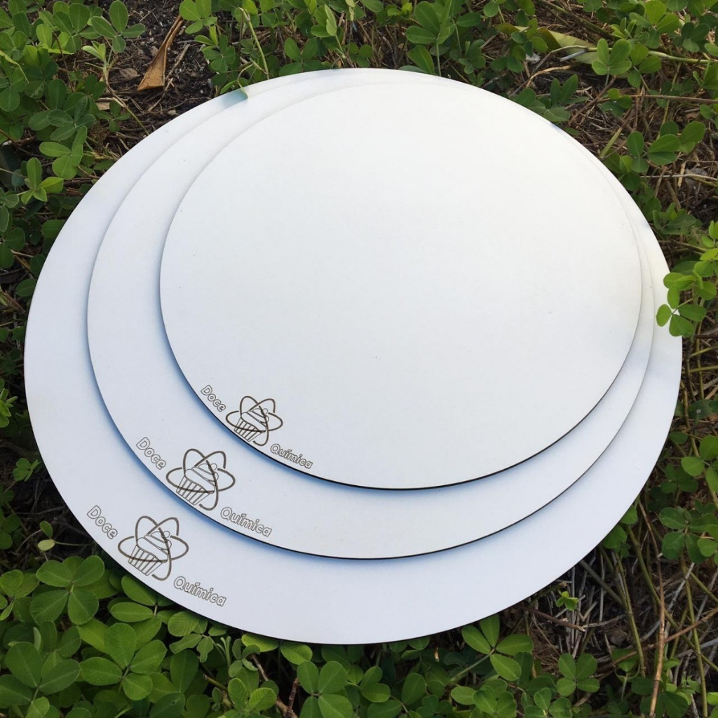 Cake Board Kit Com 10un Em Mdf 3mm tabuleiro - Base Para Bolo - Diversos Formatos E Tamanhos ...