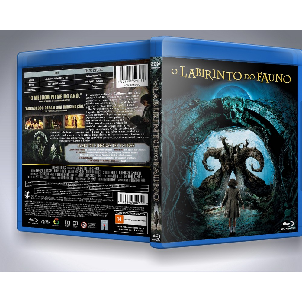 Blu-ray: O Labirinto Do Fauno [PERSONALIZADO] | Shopee Brasil