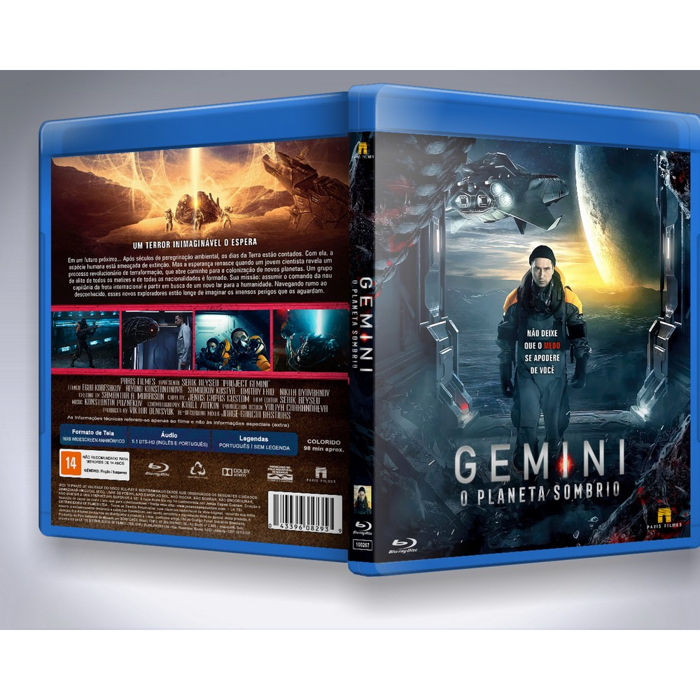 Blu-ray: Gemini - O Planeta Sombrio [PERSONALIZADO] | Shopee Brasil
