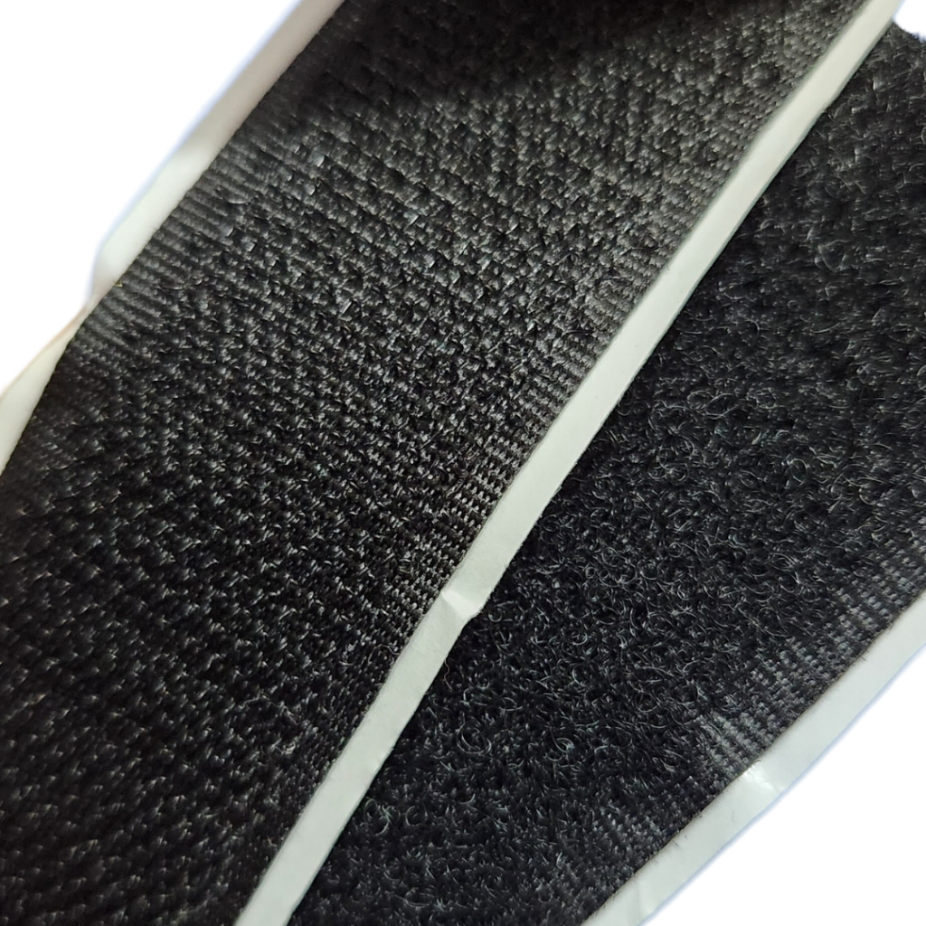 Velcro Adesivo Fecho Contato Autoadesivo 1 Metro 20mm Preto e Branco ...