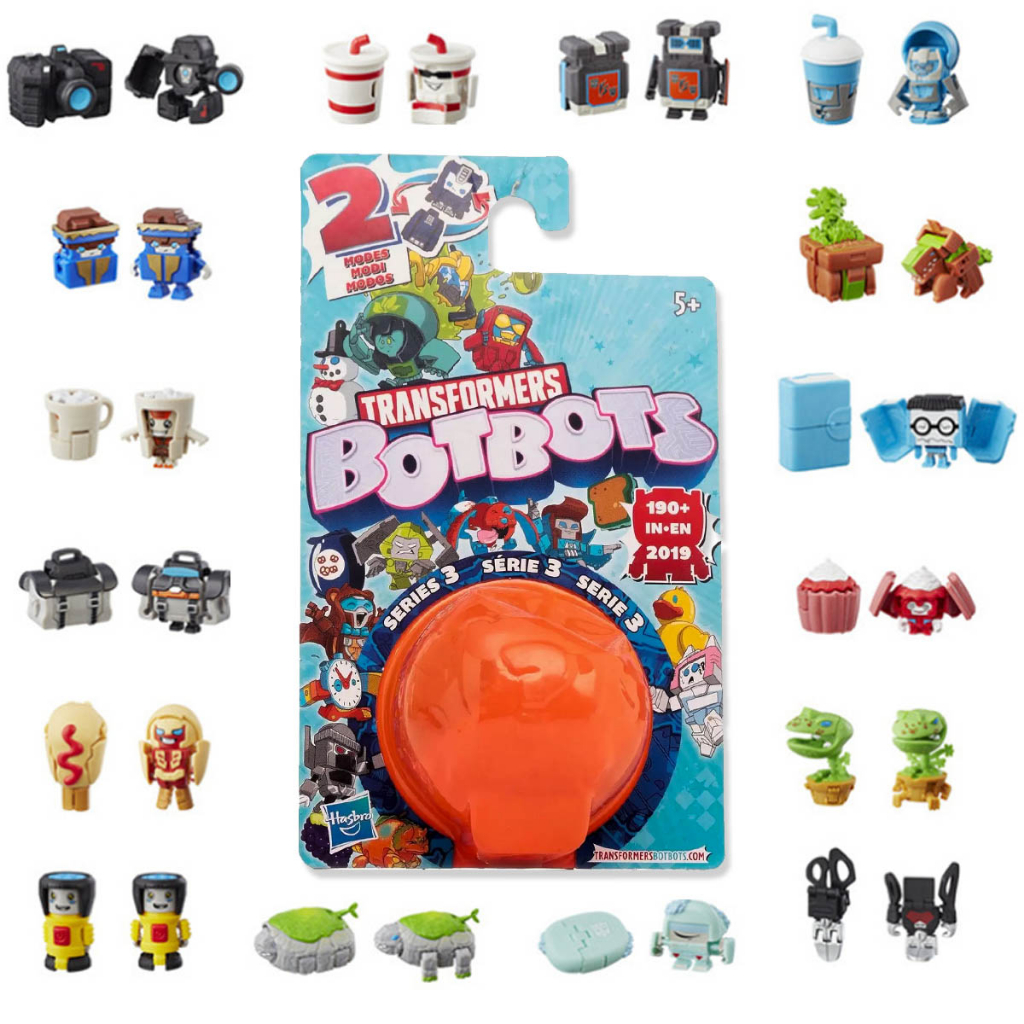 Kit 12 Boneco D/ Coleção Figuras Transformers Botbots Hasbro | Shopee ...