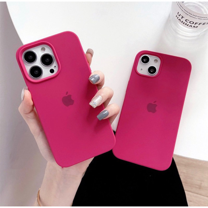 Capa Capinha Case Rosa Fúcsia Aveludada Para IPhone X XS XR XS MAX 6G ...