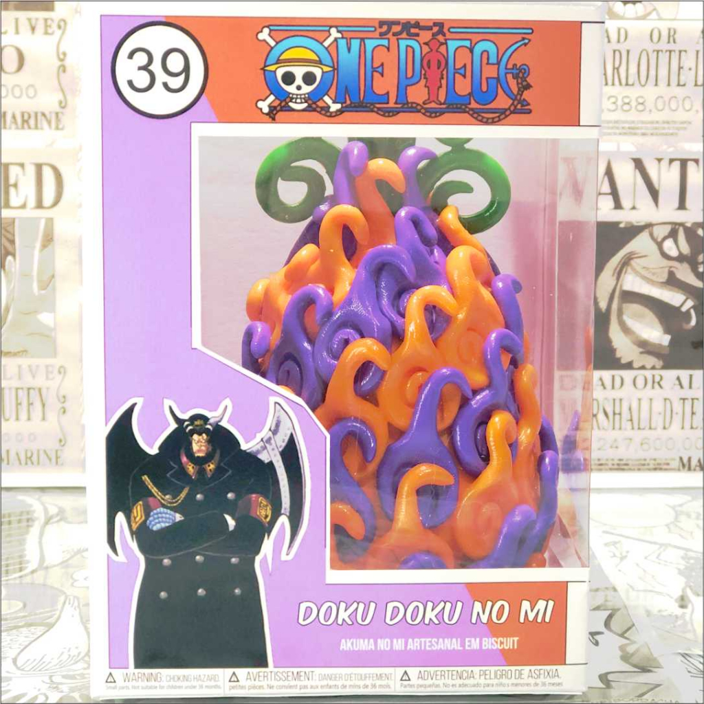 Action Figure - Akuma no mi - Doku Doku No Mi + Caixa - One Piece ...