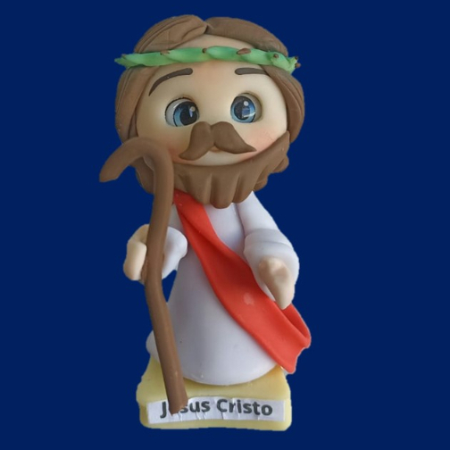 Jesus Cristo com cajado | Shopee Brasil