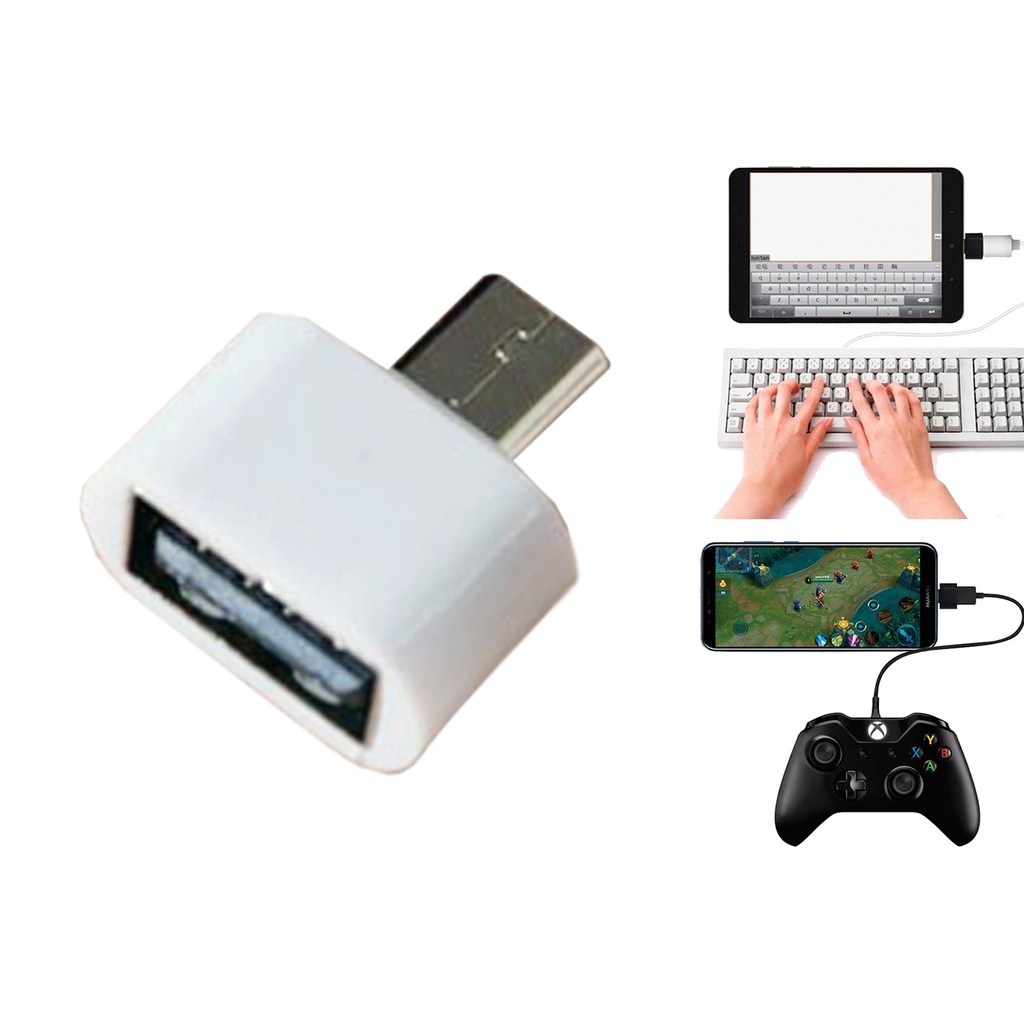 Adaptador Conector OTG USB 2.0 Fêmea para Micro USB V8 Macho | Shopee ...