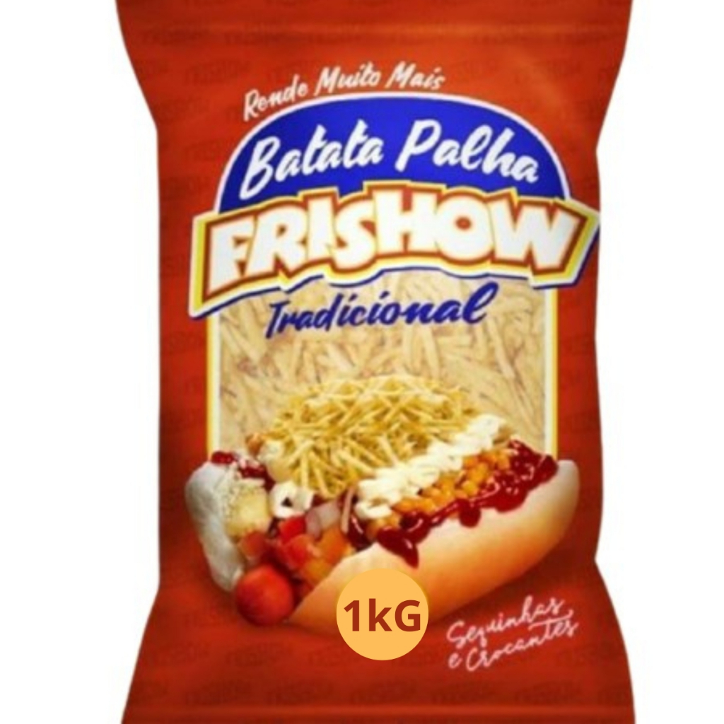 Batata Palha Sequinha Frishow Pacote com 1kg, 500g ou 400g | Shopee Brasil