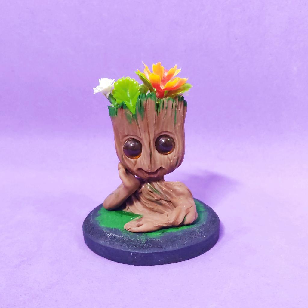 Colecionável Chibi P - Baby Groot - Marvel | Shopee Brasil