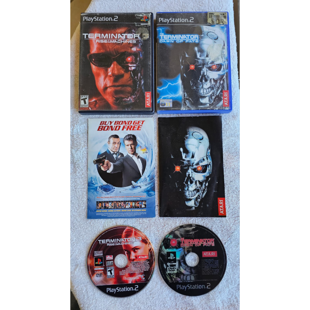 Playstation 2 Terminator 3 + Down Of Fate ((( Combo ))) | Shopee Brasil