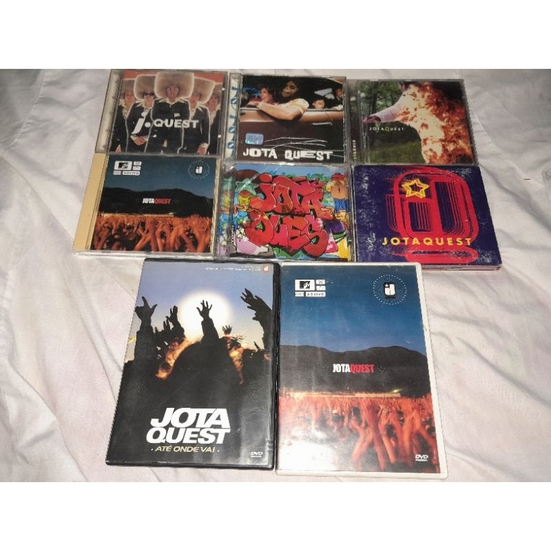 lote cds jota quest + 2 dvd usados originais leia descrição | Shopee Brasil