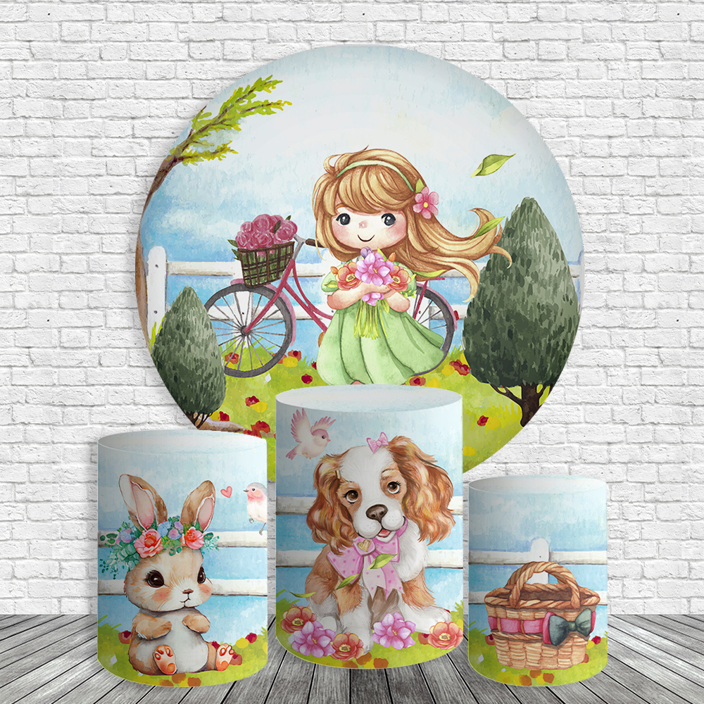 Trio Capa Cilindro + Capa de Painel Veste Fácil Tema Jardim Encantado ...