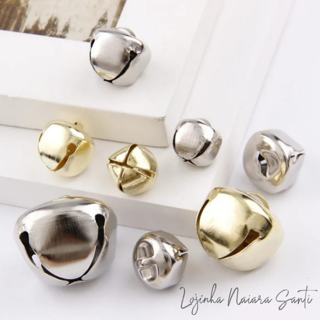 Pingente Guizo | Sino - Kit com 10 unidades | Shopee Brasil