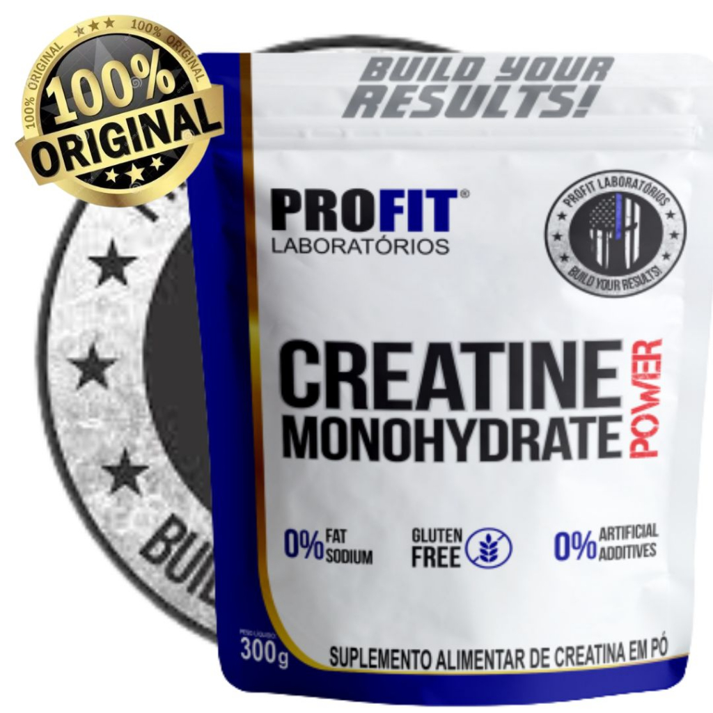 Creatina Profit 300 gr Refil | Shopee Brasil