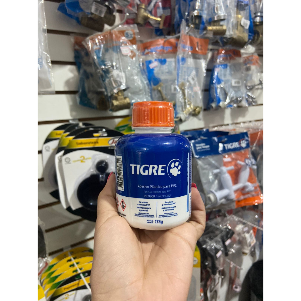 Adesivo Plástico Tigre para Pvc Incolor 175g | Shopee Brasil