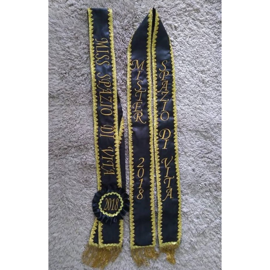 Faixas Miss / Mister Para Concursos Personalizadas Rainha Festa Premio ...