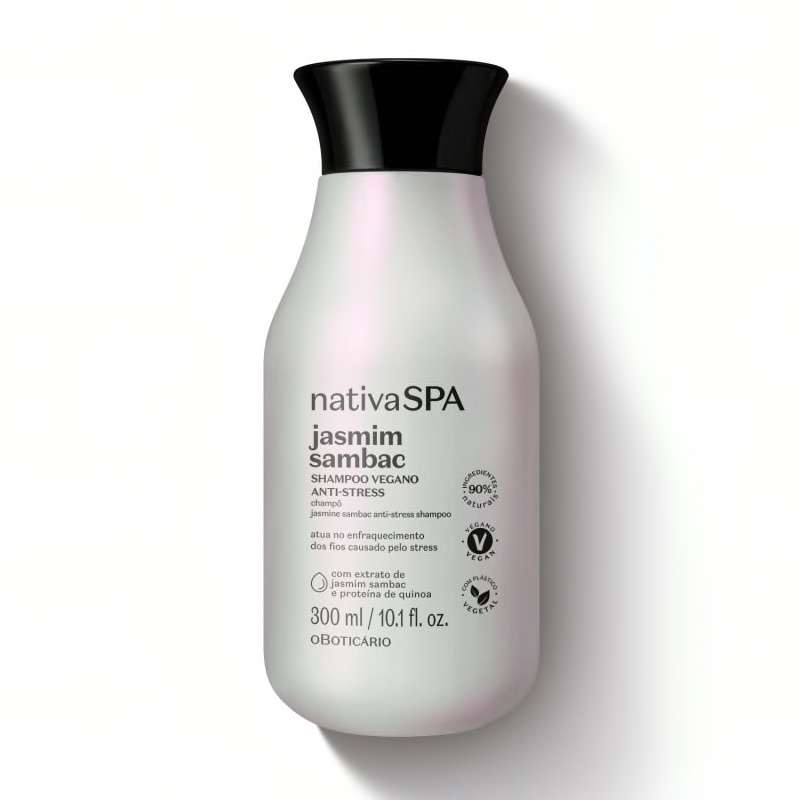 Shampoo Anti-stress Nativa SPA Jasmim Sambac 300ml - oBoticario ...