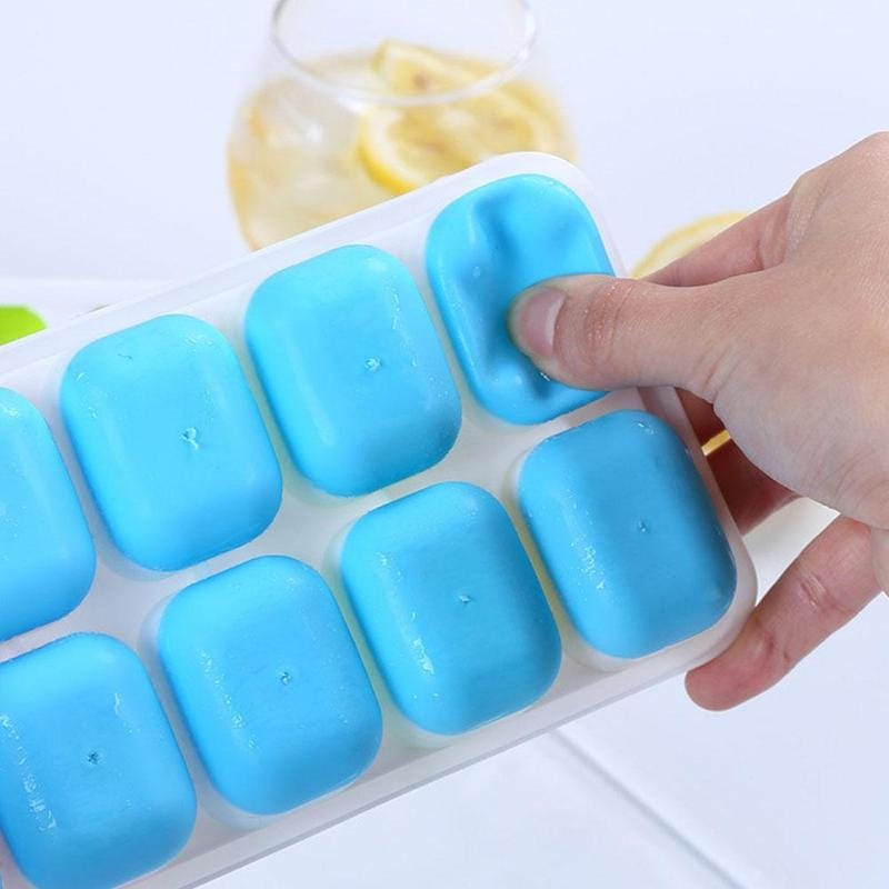KIT Forma de gelo forminha para fazer gelo de silicone com tampa 14 ... KIT Forma de gelo forminha para fazer gelo de silicone com tampa 14 ...
